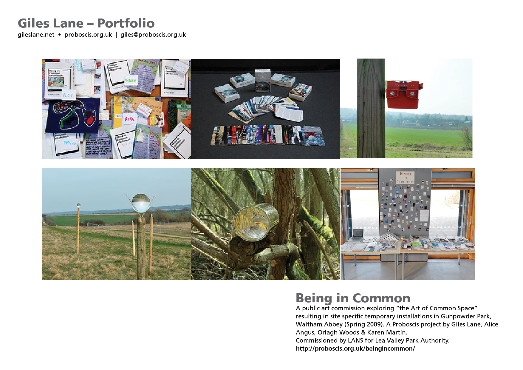 Portfolio – Giles Lane