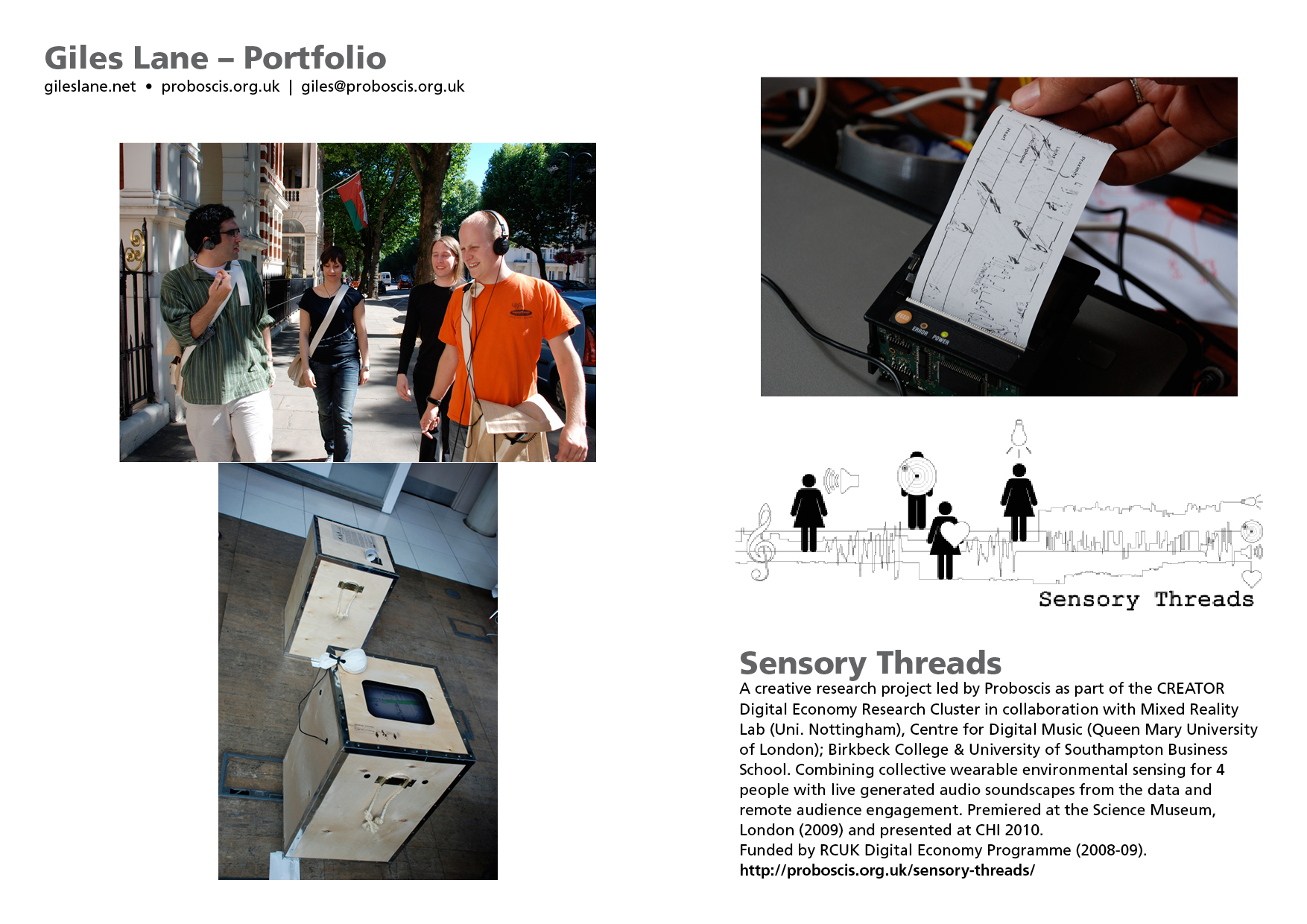 Portfolio – Giles Lane